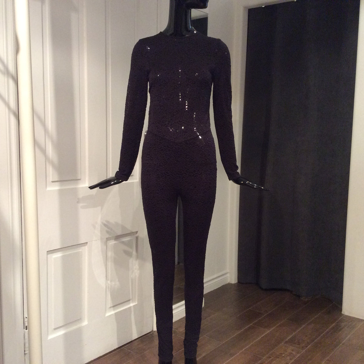 PIERRE MANTOUX Lace Jumpsuit – Susannah Designer Consignment